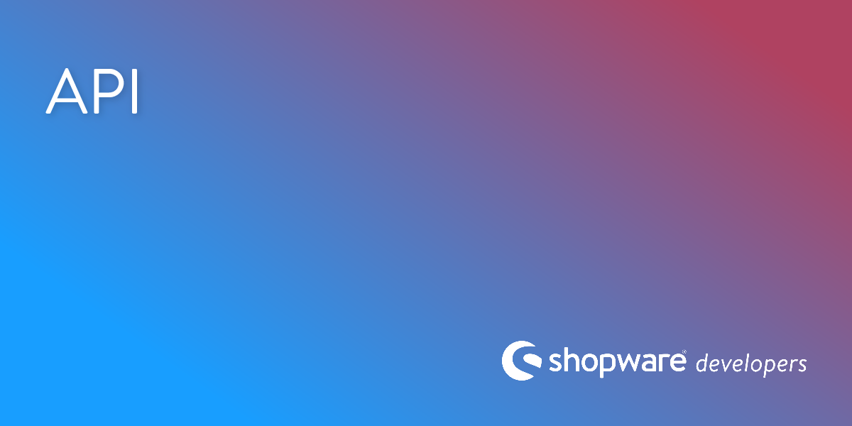 Api Shopware Documentation