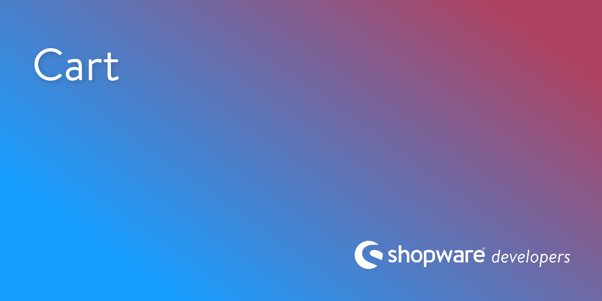 Cart | Shopware Documentation